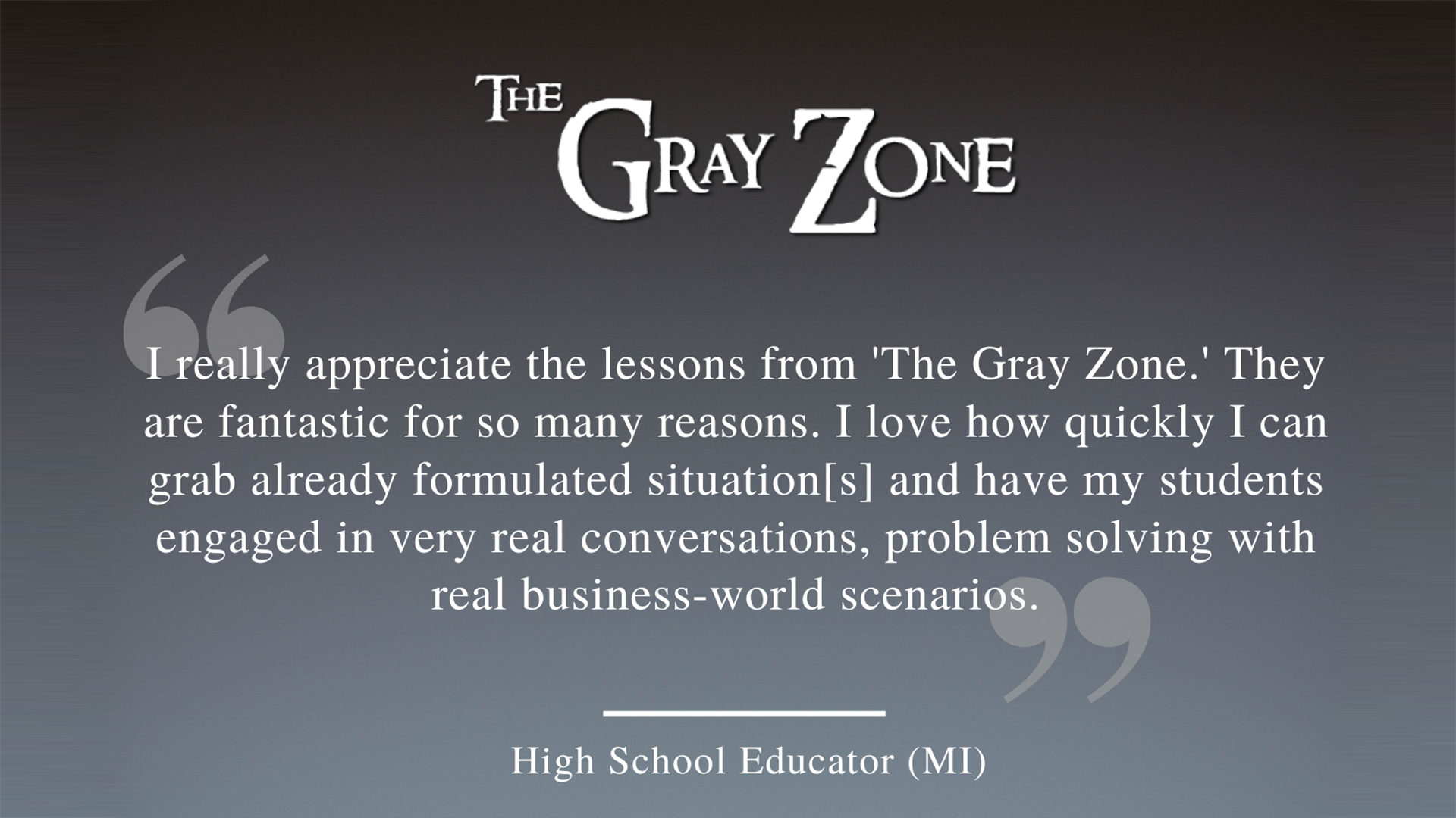 The Gray Zone: Resources to Foster Ethical Decision-Making Skills | DECA Direct Online